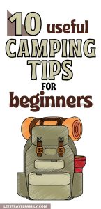 10 Camping Tips For Beginners - Let's Travel Family