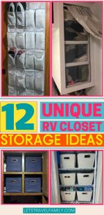 12 Unique RV Closet Storage Ideas - Let's Travel Family