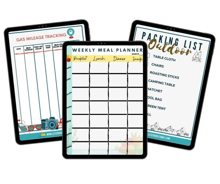 RV Cheat Sheet Bundle - Let's Travel Family